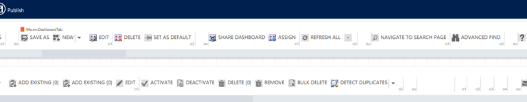 Tip #924: Removing the dashboard advanced find button - Power Platform & Dynamics CRM Tip Of The Day
