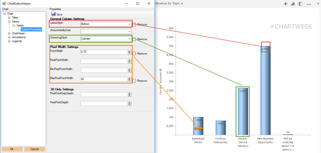 Tip #1103: Chart styling cheat sheet - Power Platform & Dynamics CRM Tip Of The Day
