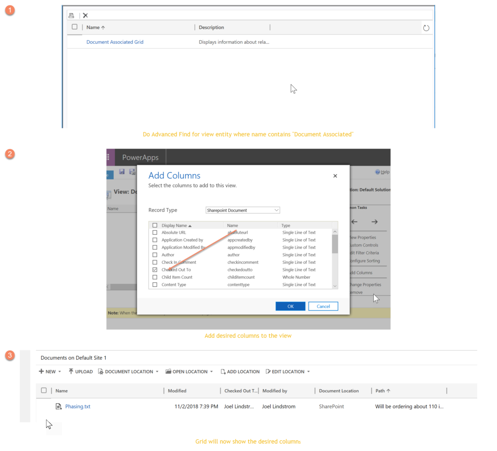 Tip #1185: Customize the document grid - Power Platform & Dynamics CRM ...